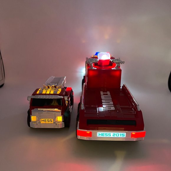 Hess | Toys | Hess Fire Truck Ladder Rescue Lights Blazing Sirens Tower ...